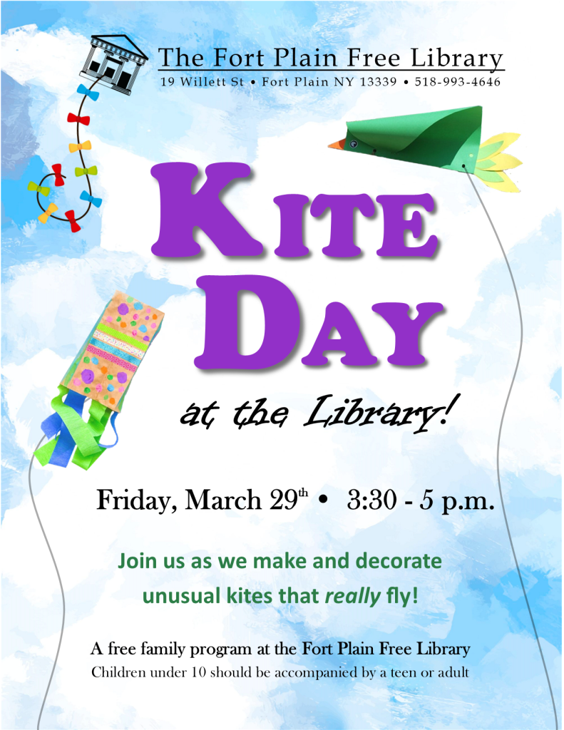 Kite Day at the Library! | Fort Plain Free Library
